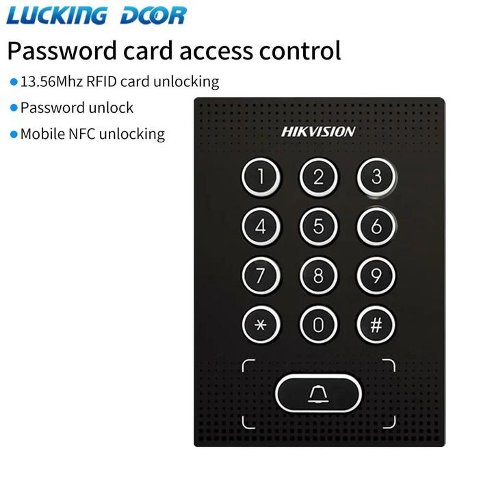 Jual Hikvision Access Control NFC CPU Card 13.56Mhz 1000 user 12V DC ...