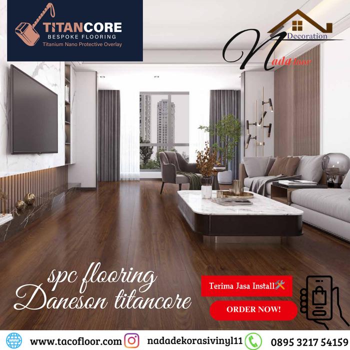 Jual lantai spc daneson titancore tebal 10 mm | spc flooring marvel anti rayap - Jakarta Timur ...