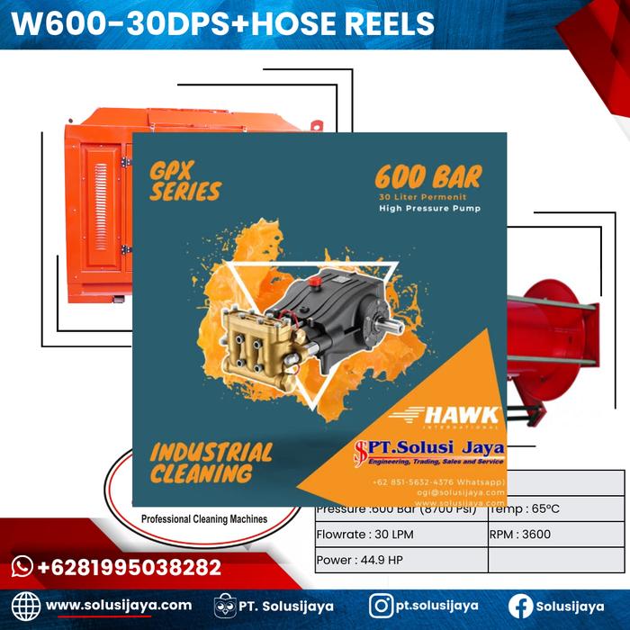 Jual unit pump only 600 Bar - 30 lpm - Jakarta Timur - POMPA PRESSURE ...