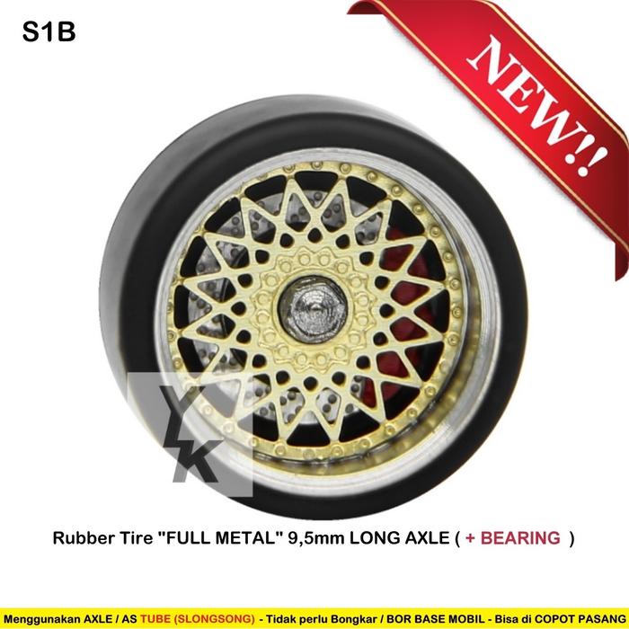 Jual CARLOMO PREMIUM S-CLASS RIMS All Model Part 1 Size 9,5mm - S1B BBS ...