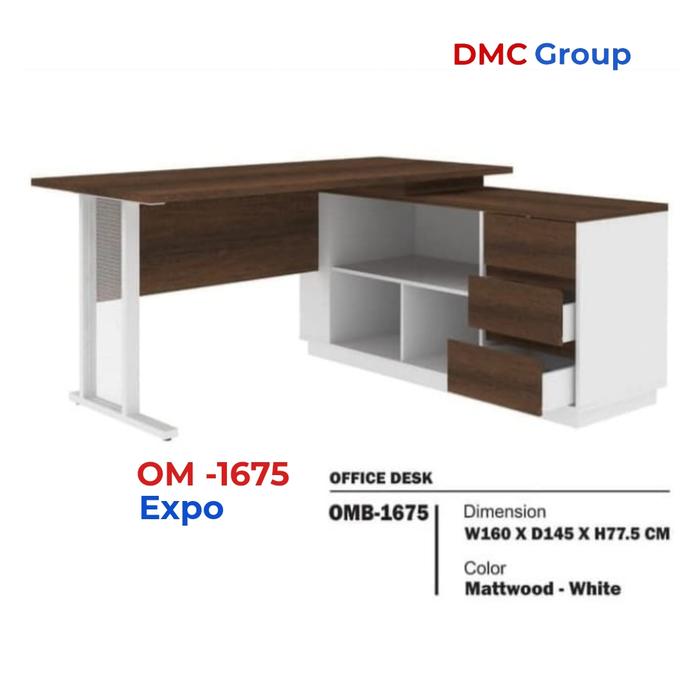 Jual Meja direktur OM 1675 meja kantor meja tulis meja kerja meja bos ...