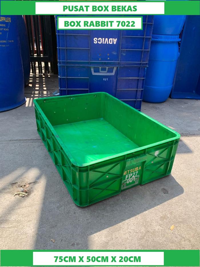 Jual box rabbit 7022 contener plastik bekas tempat penyimpanan barang ...