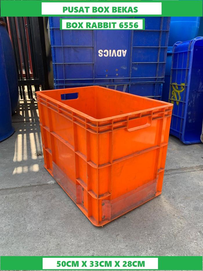 Promo Box Plastik Rabbit 6556 Box Plastik Rapat Krat/Box Container ...
