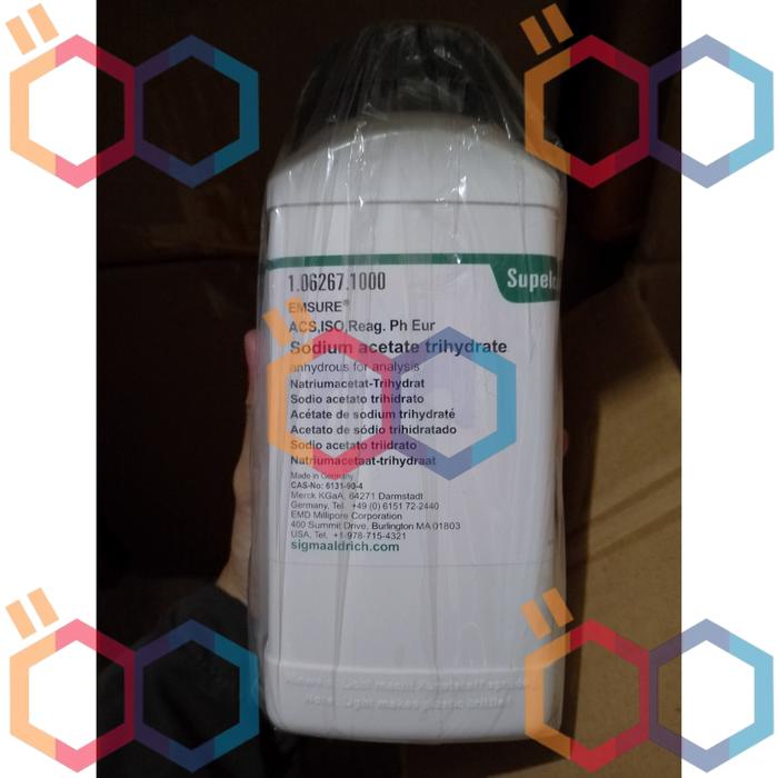 Jual Sodium Acetate Trihydrate / Natrium Asesat Trihidrat 1 kg Merck ...