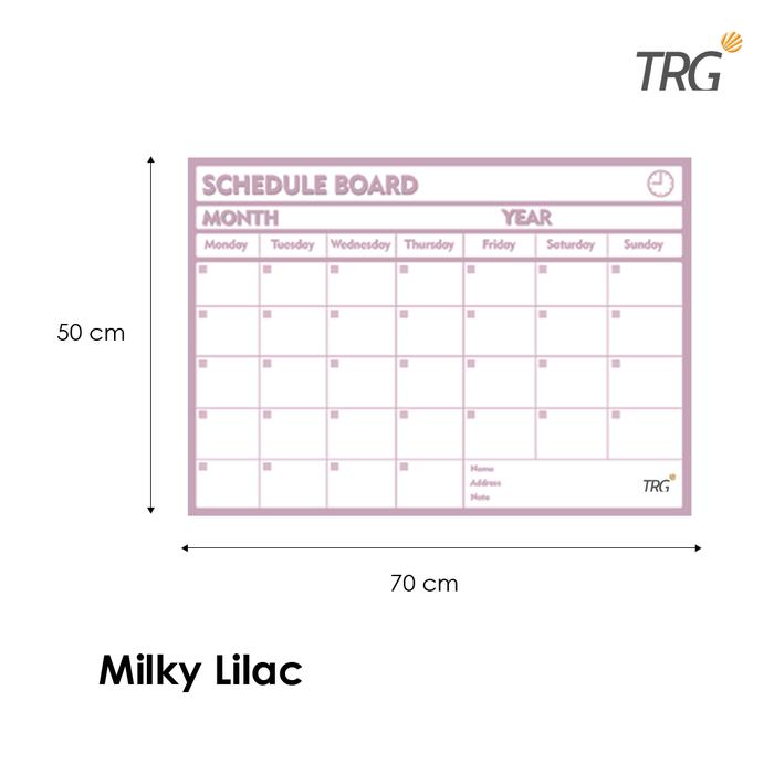 Promo TRG Schedule Board Pastel Color SCB-88 - Papan Jadwal Whiteboard ...