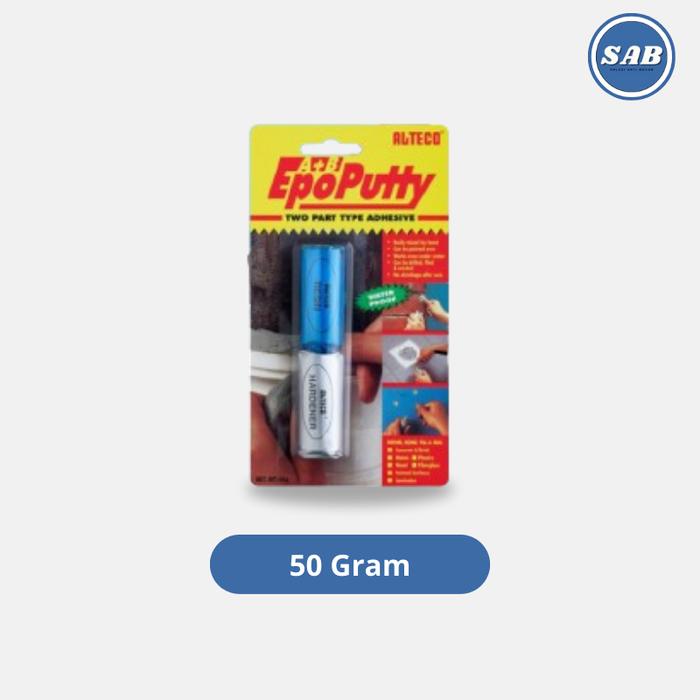 Promo Lem Alteco Epoputty 50 & 100 Gram Lem Packing Blok Mesin Lem Bata ...