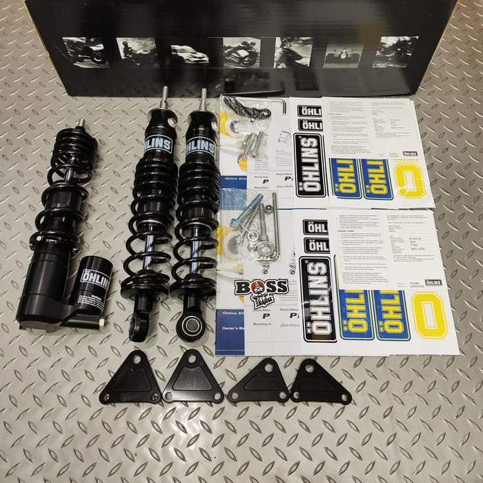 Promo Shock Tabung Ohlins PI Black Series Front & Rear Vespa GT Series ...