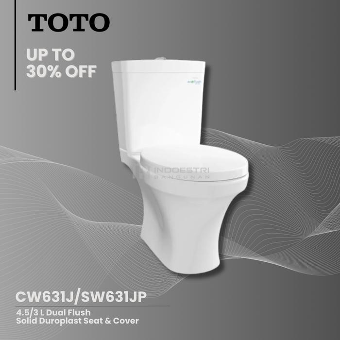 Promo Closet Duduk TOTO CW631J / SW631JP + TC282SJ Soft Closing (220mm ...