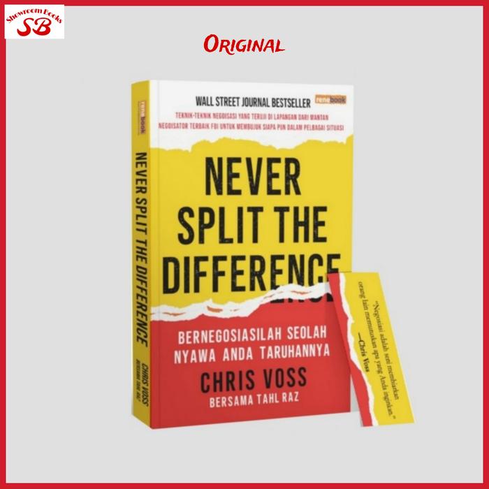 Jual Buku Never Split the Difference Original Bahasa Indonesia By Chris Voss bersama Tahl Raz ...
