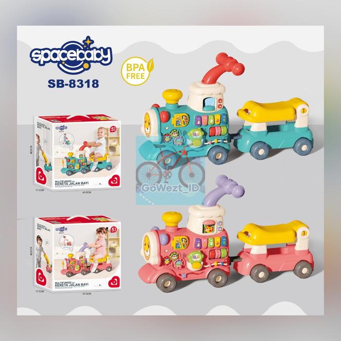 Jual Baby Walker Train Kereta Jalan Anak Bayi SB-8318 Multifungsi ...