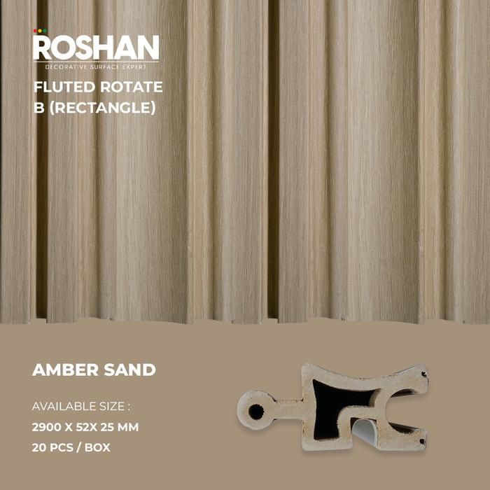 Jual ROSHAN WPC WALL PANEL FLUTED 290 x 5,2 CM - ROTATE B (RECTANGLE ...