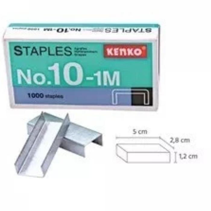 Jual isi staples kecil joyko/kenko no.10 satuan kotak kecil - joyko ...