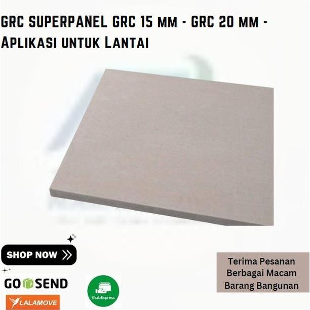 Jual GRC SUPERPANEL GRC 15 mm - GRC 20 mm - Aplikasi untuk Lantai - 15 ...