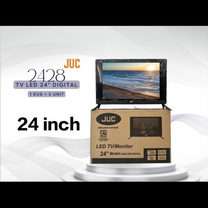 Jual TV LED JUC Digital 1908 19ins / TV LED JUC Digital 2428 24ins USB ...