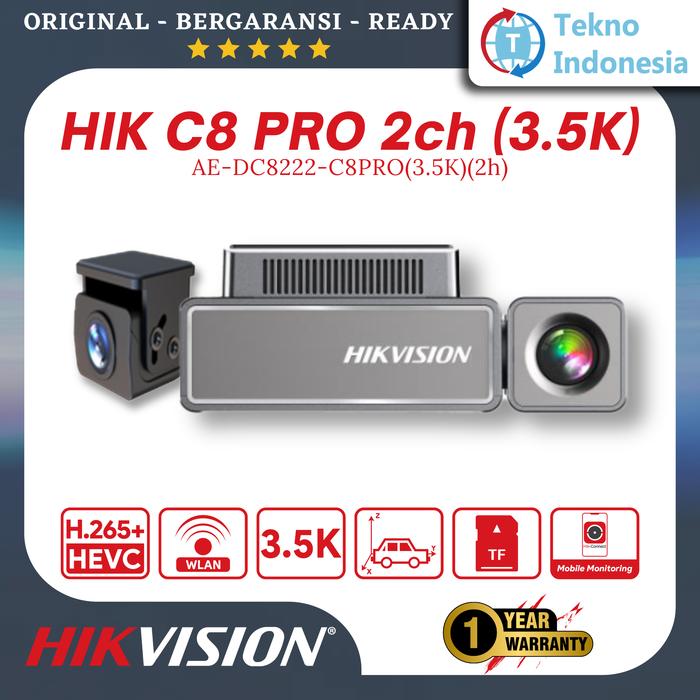 Jual Hikvision Dashcam C8 Pro 2ch AE-DC8222-C8PRO Dashcam Kontrol Suara ...
