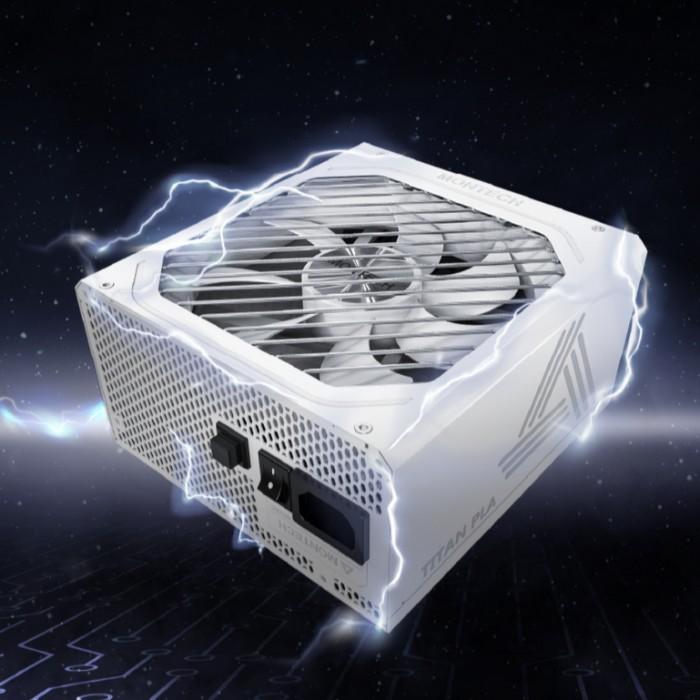 Promo POWER SUPPLY PSU MONTECH TITAN PLA PCIE 5.1 ATX 3.1 1000W 80 ...