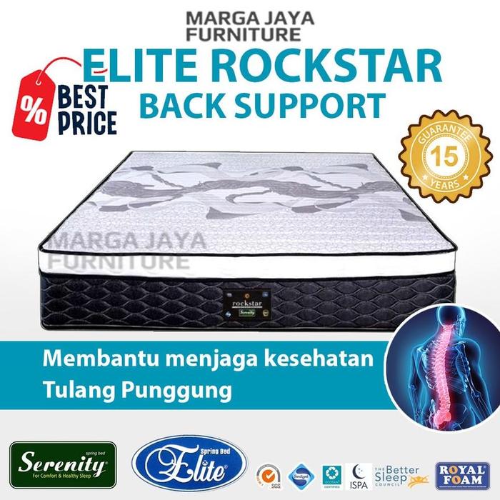 Jual Springbed Kasur Elite Serenity Eternity Honeymoon Plushtop 90 120 ...