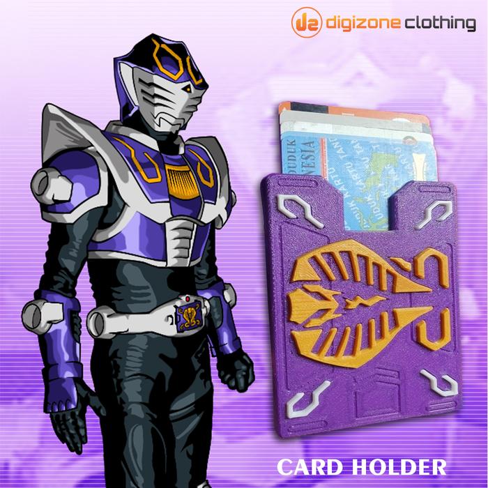 Jual Card Holder Wadah Kartu Kamen Rider Ryuki - Ouja, Max 8 Kartu ...
