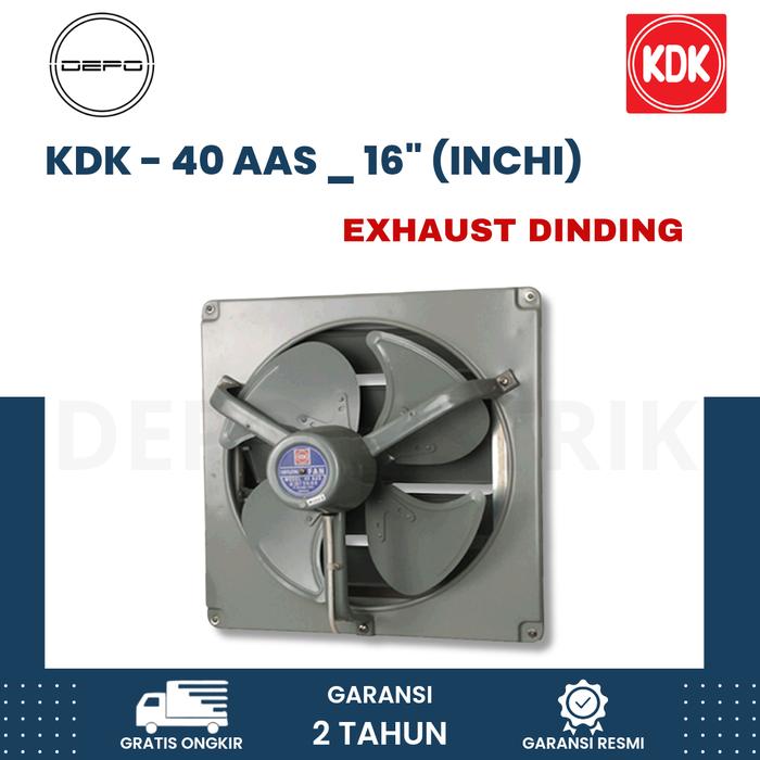 Jual KDK 40-AAS - Exhaust Fan Dinding 16 inch - Kota Tangerang Selatan - Depo Listrik Perkasa ...