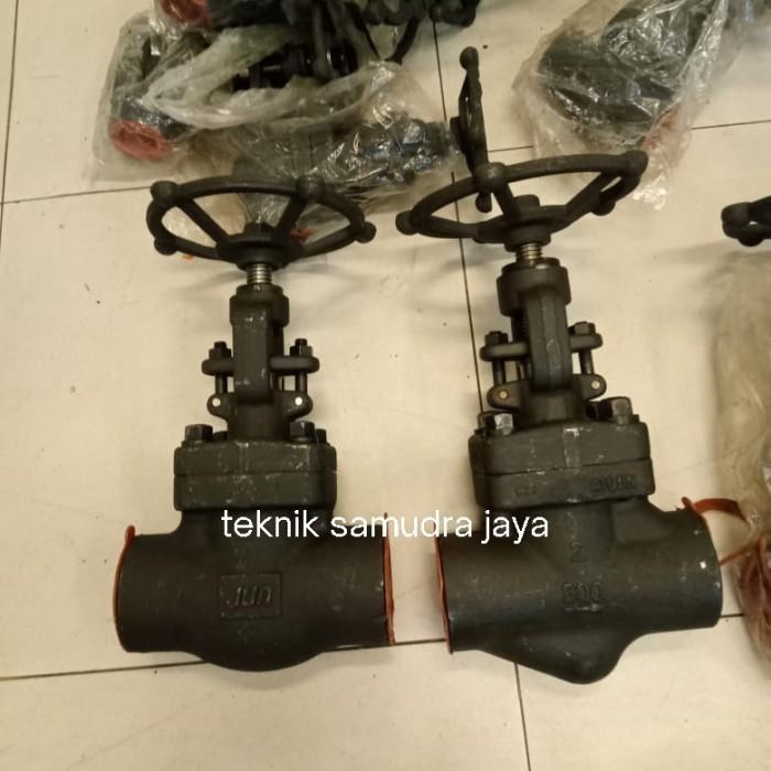 Jual globe valve 1 1/4" inch class 800 socket weld SW carbon steel ...