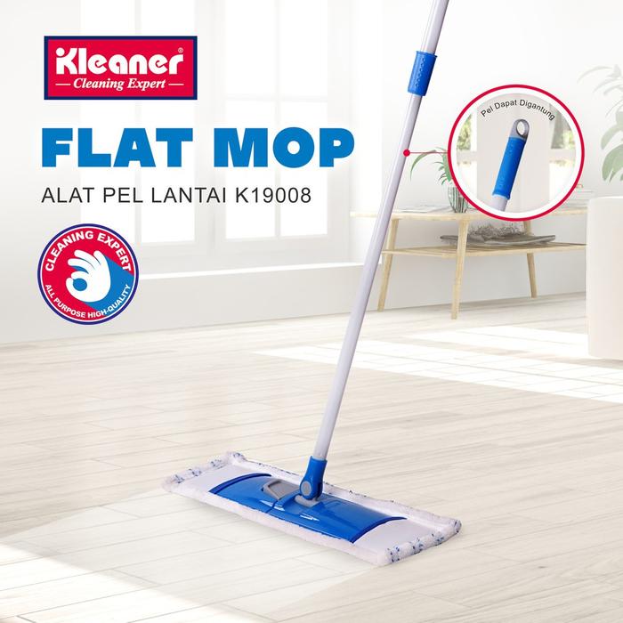 Promo Kleaner Alat Pel Lantai 1 Pcs Microfiber Flat Mop Pembersih ...