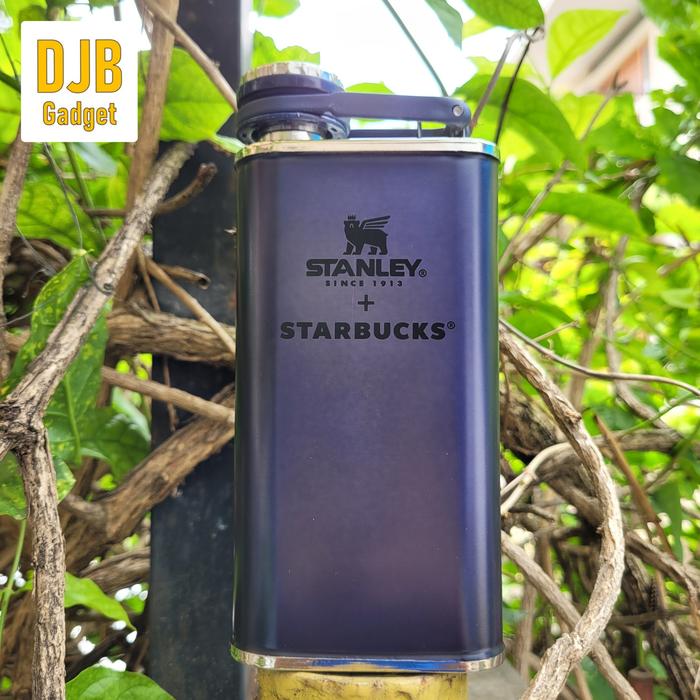 Jual STARBUCKS X STANLEY BLACK FLASK STAINLESS steel tumbler 8OZ taiwan ...