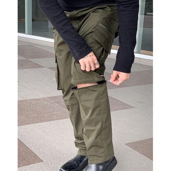 Promo HEADGUN PROJECT || EREN CARGO PANTS TYPE LONG N SHORT PANTS/Celana multifungsi bisa di ...