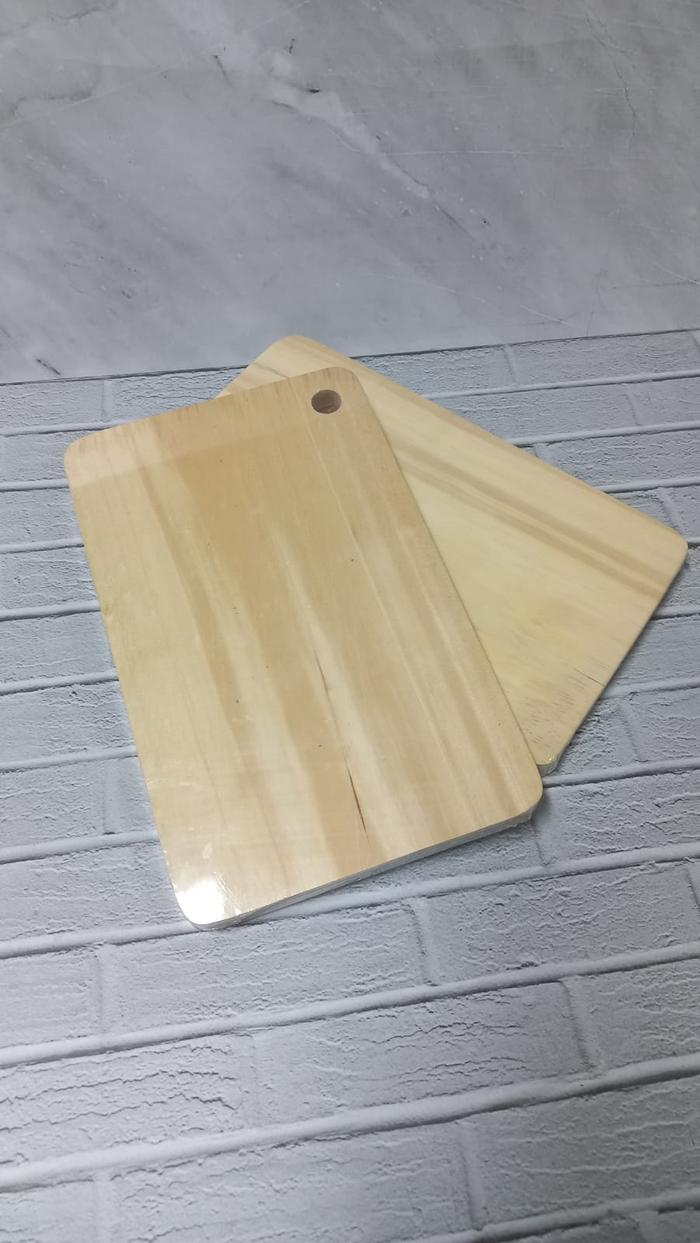 Promo Talenan Kayu Persegi Tebal Murah Cutting Board Tatakan Kayu Masak ...