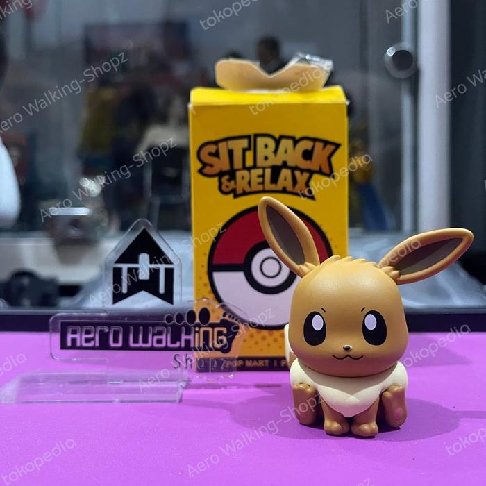 Jual POP MART POPMART POKEMON SIT BACK & RELAX - EEVEE EEVE Secret ...