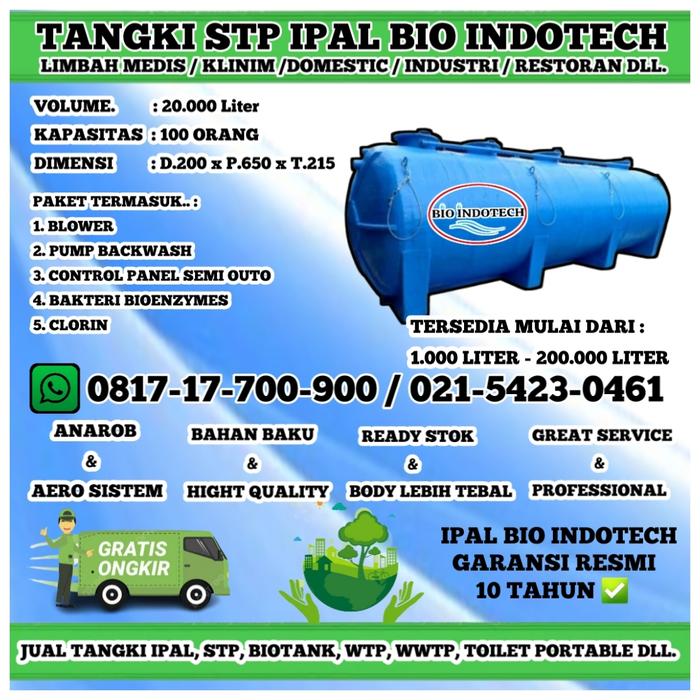 Jual sewage treatment plant stp ipal. Biotech stp ipal. Biotechno ...