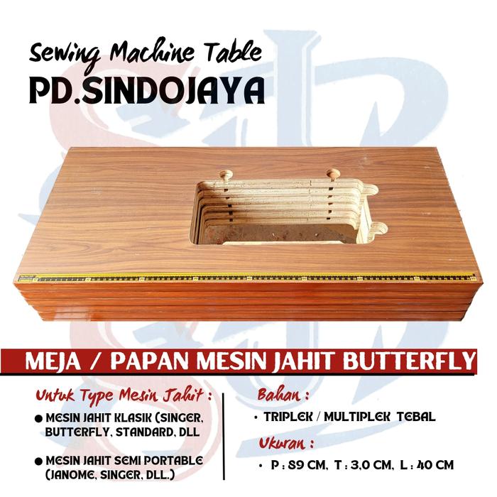 Jual Meja Mesin Jahit Singer Butterfly Jadul - Kab. Tangerang - PD ...