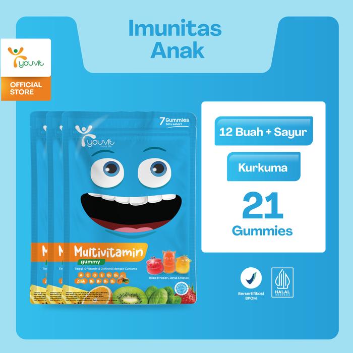 Promo Multivitamin Gummy Anak untuk Tumbuh Kembang | Youvit ...
