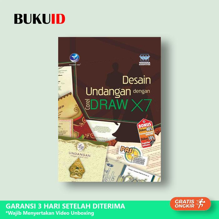 Promo Buku Panduan Aplikatif Dan Solusi: Desain Undangan Dengan CorelDraw X7 - Kota Tangerang ...