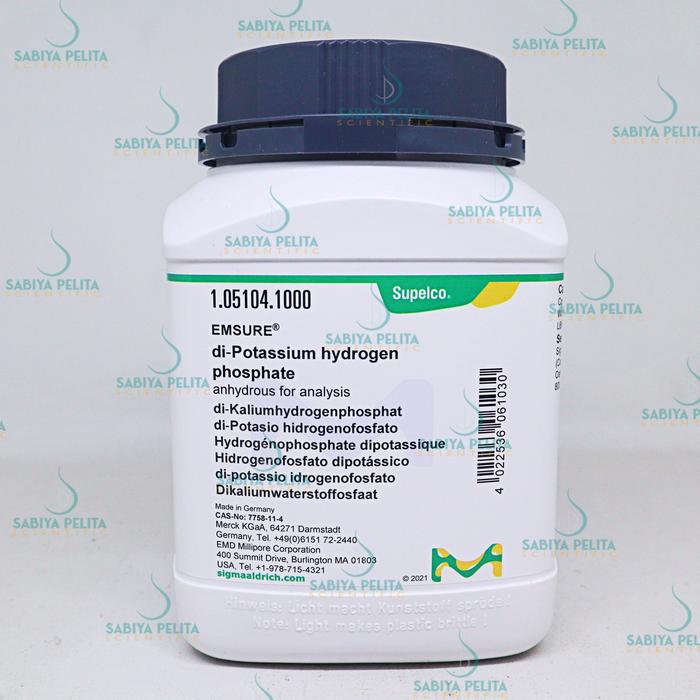 Jual di-Potassium hydrogen phosphate anhydrous/ K2HPO4 Merck 1.05104. ...