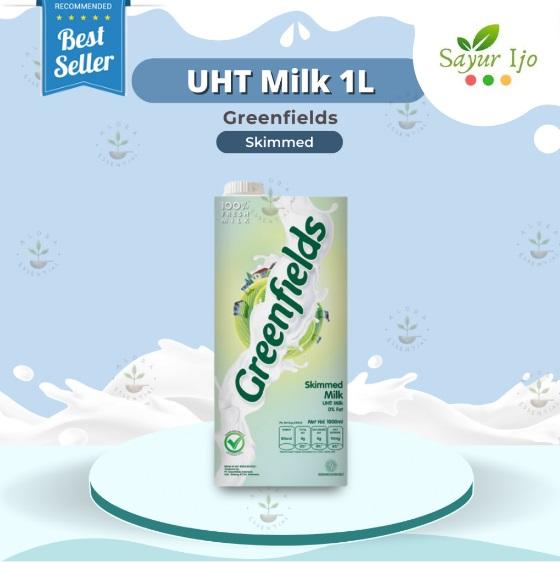 Promo Greenfields Susu UHT Skimmed Milk 1 Liter Fresh Skim Milk Sapi Segar - Jakarta Utara ...