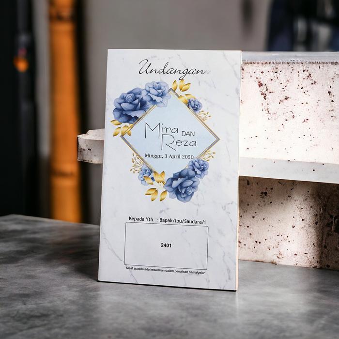 Jual Blangko Undangan Kosong Pernikahan Erba BLANKO MURAH Simple 2401 ...