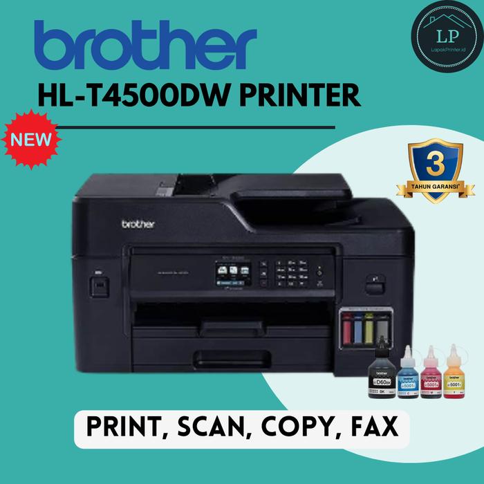Jual Printer A3 Multifunction Brother MFC-T4500DW Garansi Resmi T4500 ...