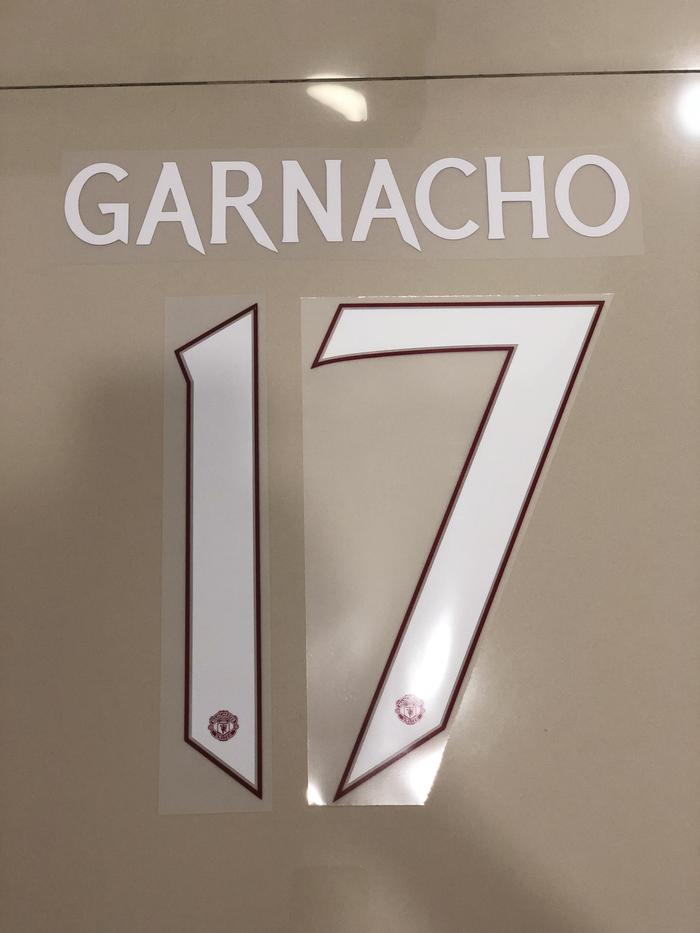 Jual Nameset Original Garnacho Manchester United Away 2023/24 Cup ...