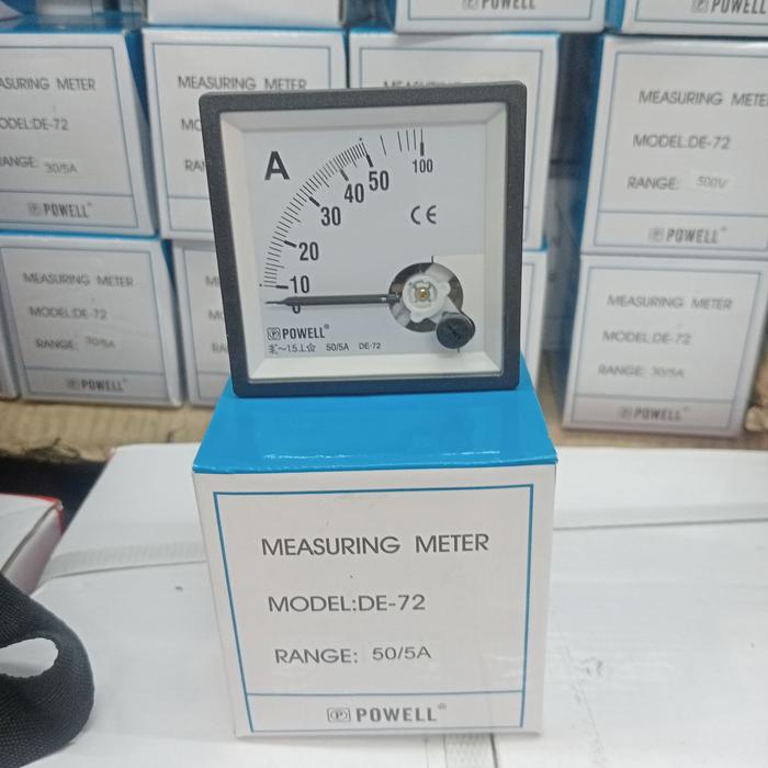 Jual Amper Meter Powell 50/5A Body 72x72 - Jakarta Pusat - panel ...