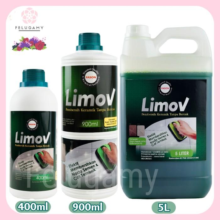Jual Fason Limov Pembersih Noda Semen Dan Cat Pada Keramik 5l 5 Liter - 400ml Limovkuas Di ...