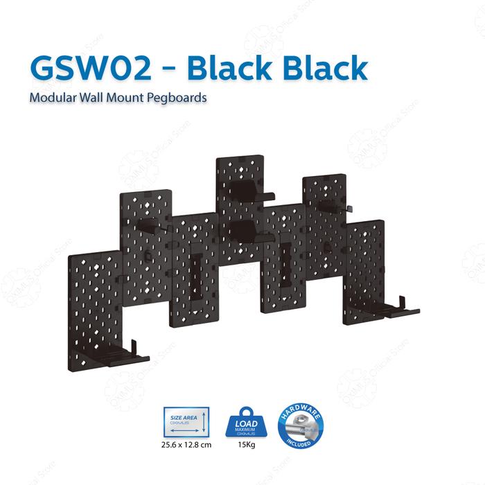 Jual Rak Papan Dinding Gantung Modular Pegboard Wallmount DIY OXIMUS ...