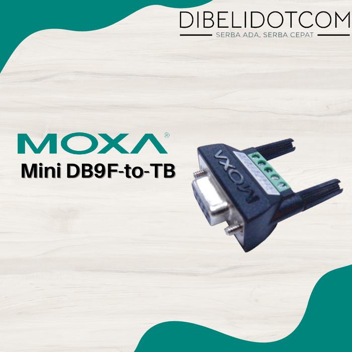 Jual MOXA Mini DB9F-to-TB Konektor DB9 Female ke Terminal Block ...