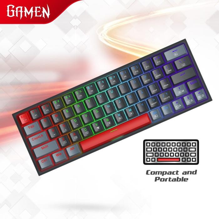 Jual GAMEN Titan V All-New Titan Keyboard Gaming Mechanical TITAN V ...