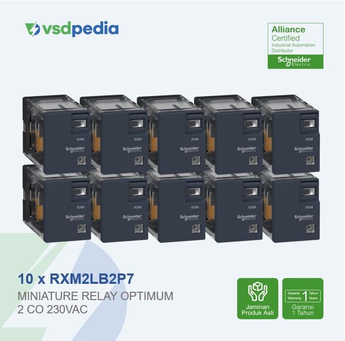 Jual Schneider Electric Zelio Plug In Relay 230VAC 5A LED RXM2LB2P7 x 10 - Jakarta Timur ...