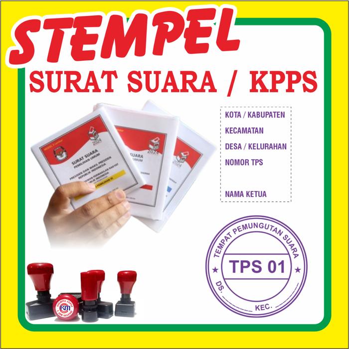 Jual CETAK STEMPEL PEMILU, KPPS, SURAT SUARA, TPS - Kab. Merangin - JasaStempel | Tokopedia
