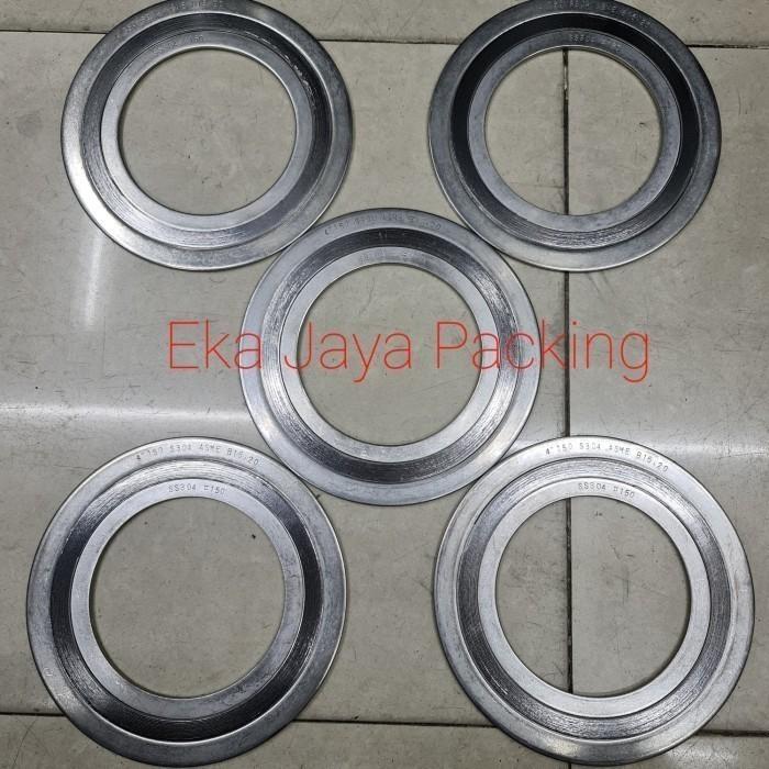 Jual Spiral Wound Gasket 10" (SWG ANSI 150 inner Outering Stainless ...