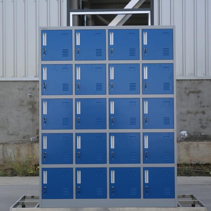 Jual loker besi 20 pintu VIP gold loker helm lemari besi arsip kantor ...