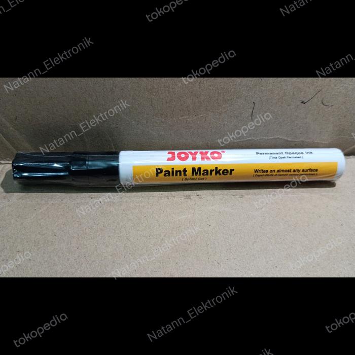 Jual 6039 spidol hitam penanda komponen pcb joyko paint marker opaque ...