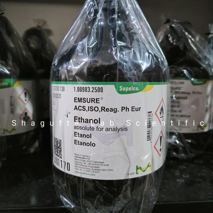 Jual ETHANOL Pro Analis / ALKOHOL ABSOLUTE 99% MERCK 100983 500mL ...