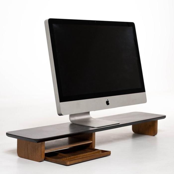 Jual Stand Monitor Kayu | Dudukan Monitor | Meja Monitor | Kayu Jati ...